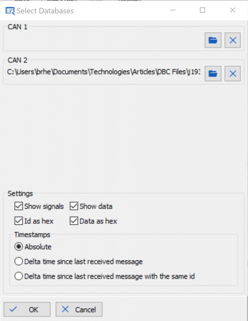 使用Kvaser的虚拟驱动 – 初级水平教程 #2: 应用一个J1939 DBC文件和用CanKing编写一个简单的测试脚本 - Kvaser